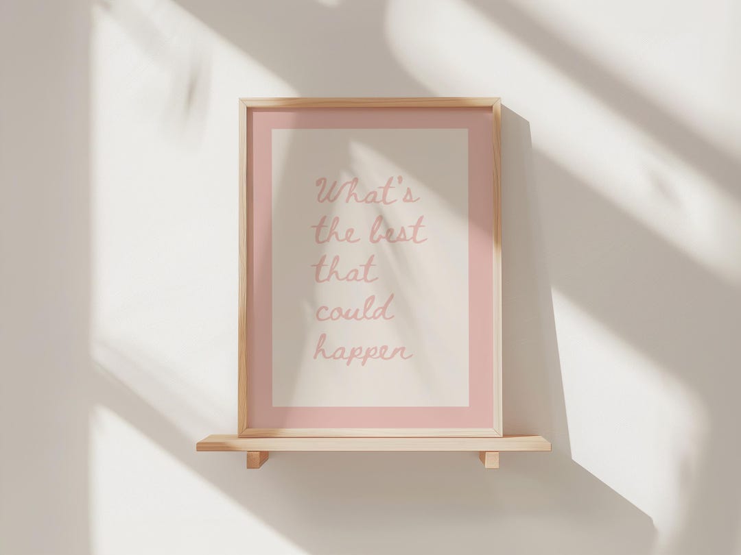 Coquette Motivational Poster: Pink Pastel Room Decor (digital Download ...