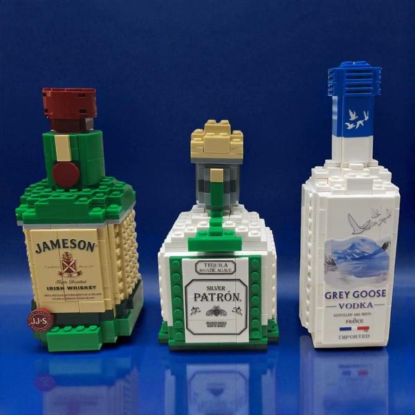 Legos Whiskey Bottles - Etsy