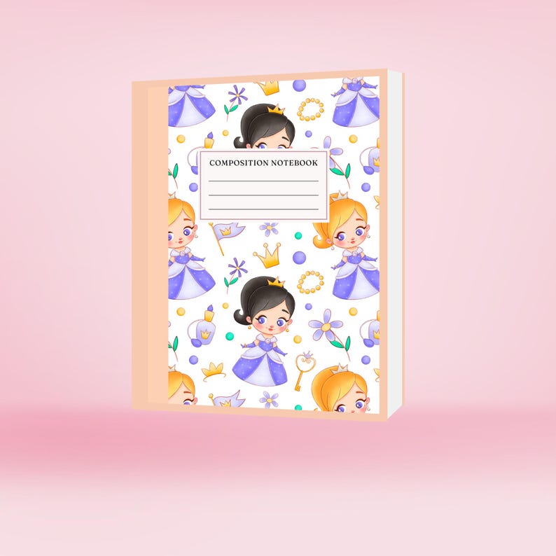 26 Editable Composition Notebook Covers Bundle: Fun Designs, Canva ...