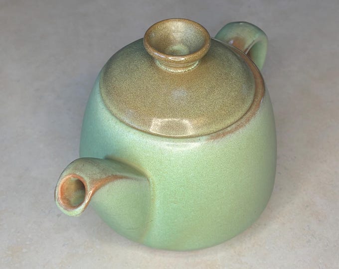 Frankoma Pottery Plainsman Prairie Green Teapot - Etsy