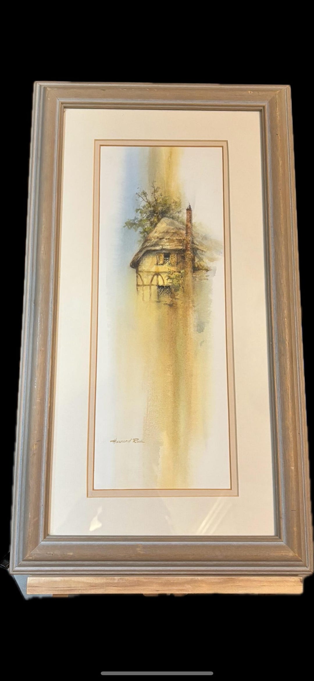 Howard Rees Original Cabin Watercolor - Etsy