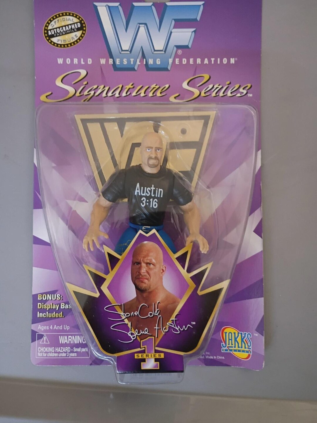 Wwf Stone Cold Steve Austin Signature Series Wrestling Figure 1997 - Etsy