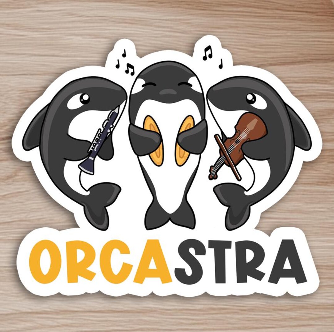 Orcastra - Vinyl, Water-resistant Sticker - Etsy