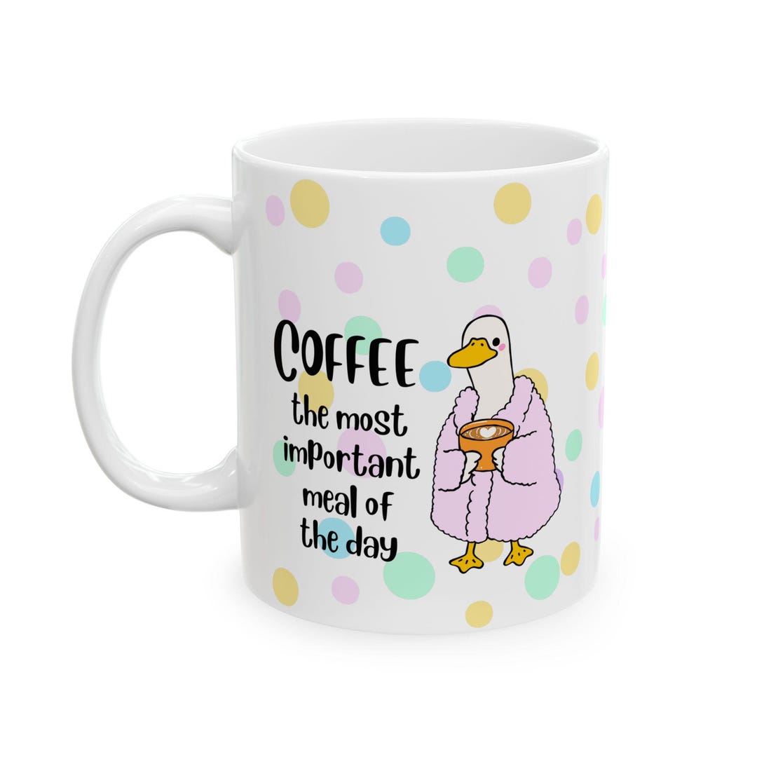Coffee Goose the Most Important Meal of the Day Mug - Etsy