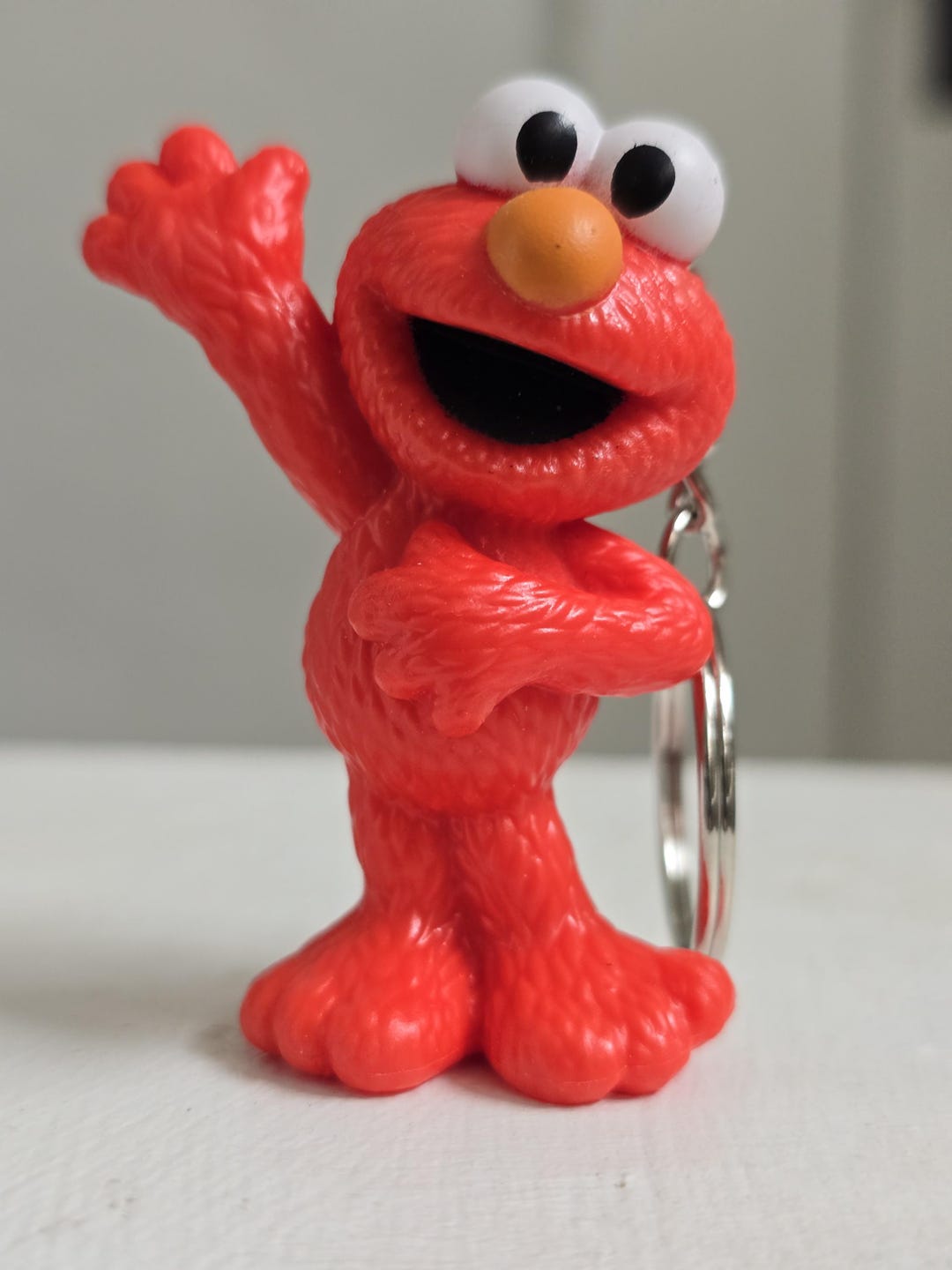 Sesame Street "elmo" Toy Handmade Keychain - Etsy