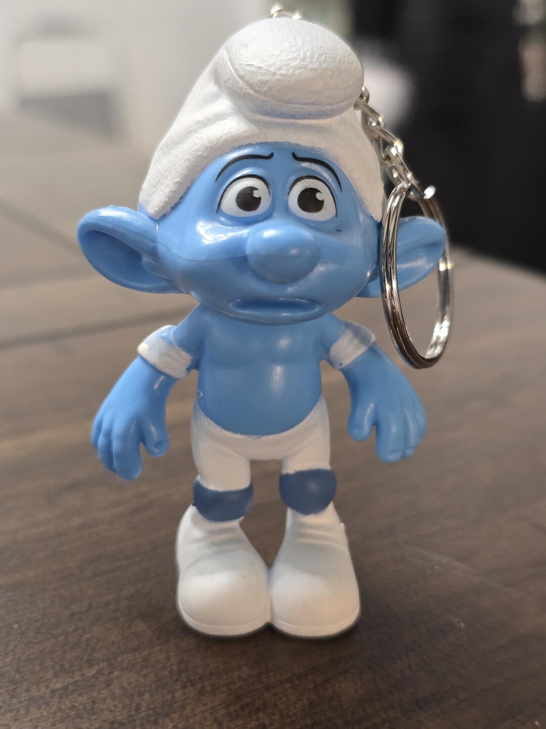 Vintage Smurf Toy Handmade Keychain - Etsy