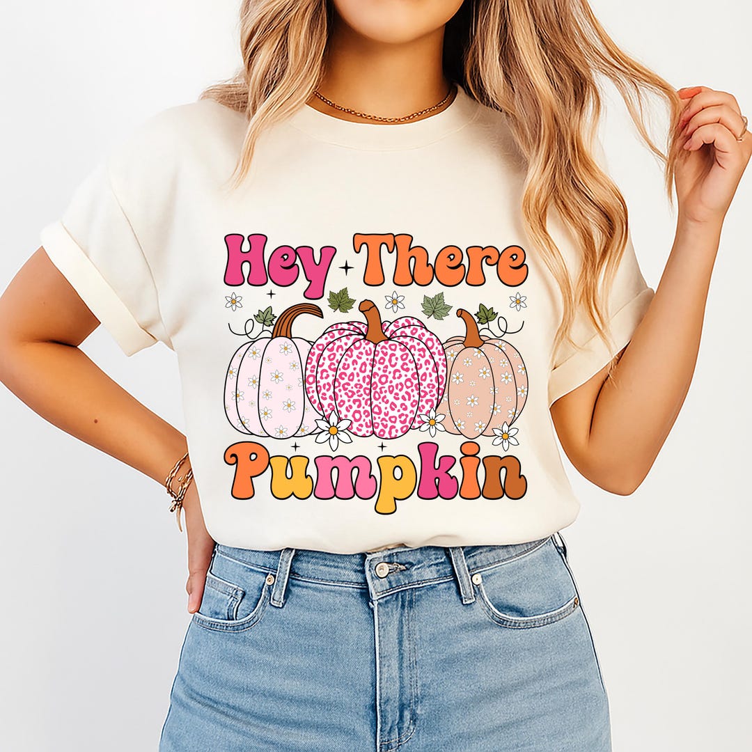 Hey There Pumpkin PNG, Retro Fall PNG, Vintage Autumn Pumpkins Clipart ...