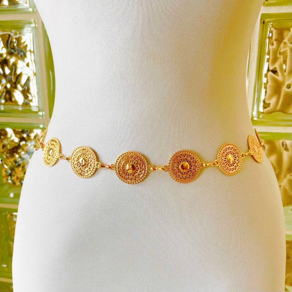 Gold Lace Belt - Etsy
