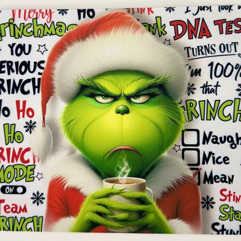 Grinch Computer Mouse - Etsy