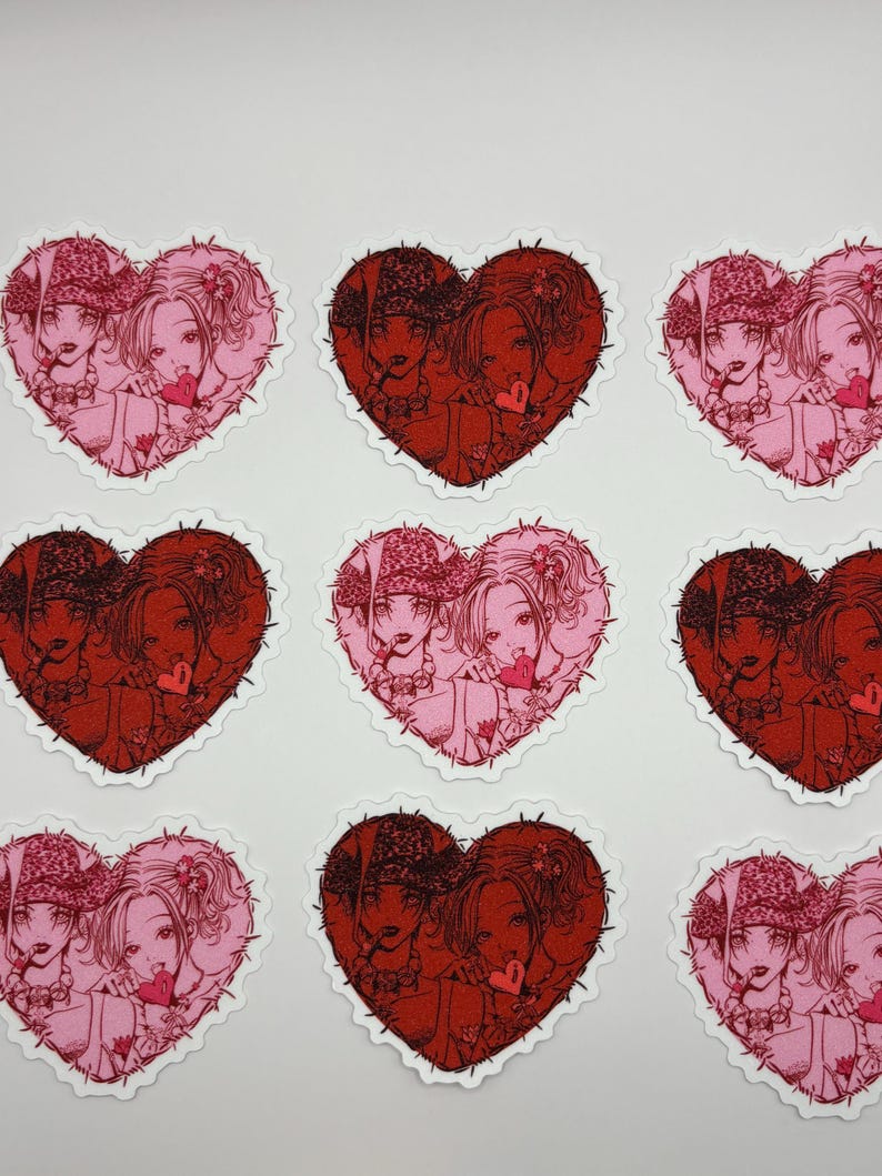 NANA Anime Sugar Glitter Texture Sticker: Osaki, Komatsu - Etsy