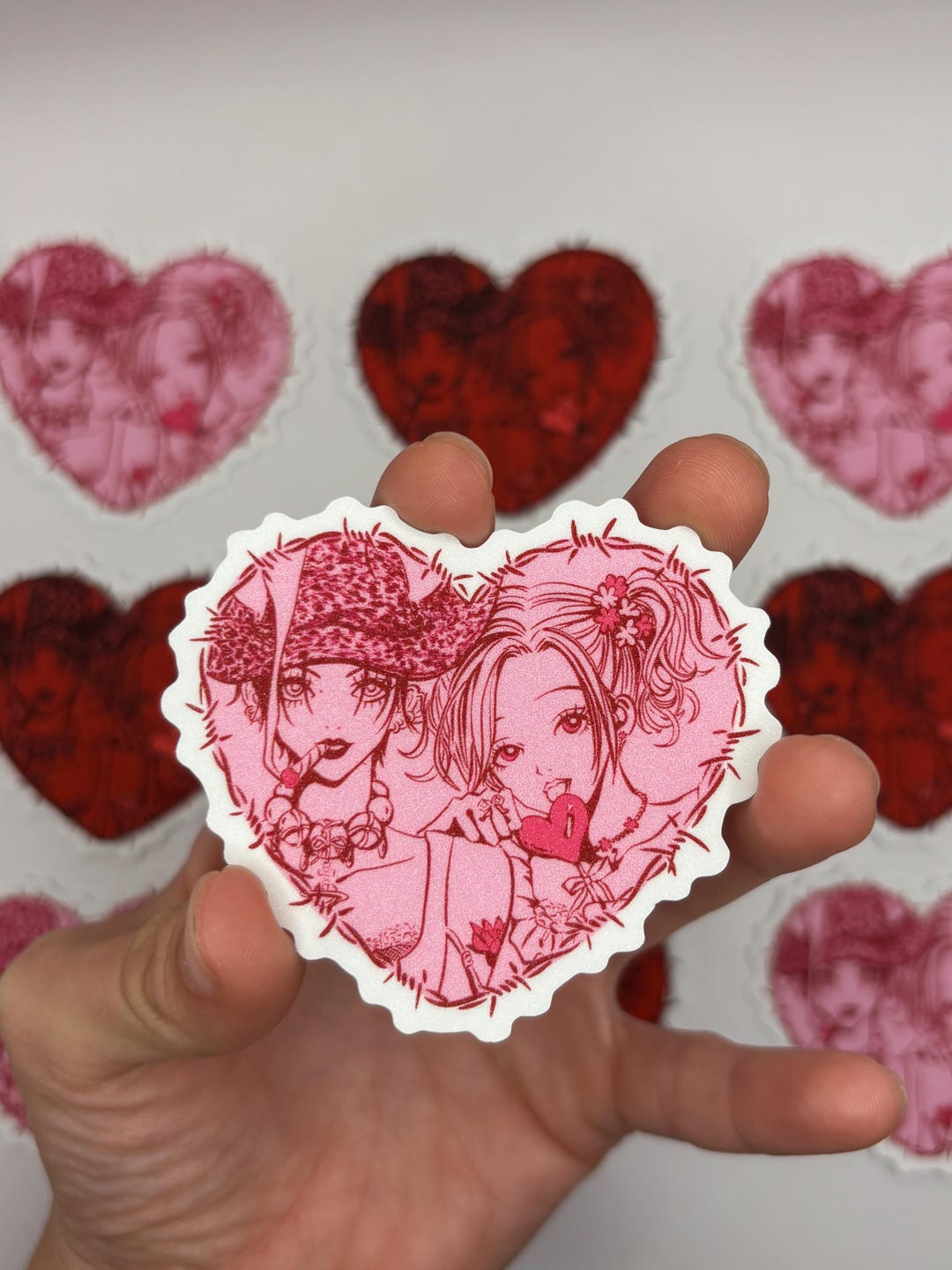 NANA Anime Sugar Glitter Texture Sticker: Osaki, Komatsu - Etsy