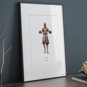 Miguel Cotto Poster, Boxing Wall Art, 8x10 Sports Print for Man Cave ...