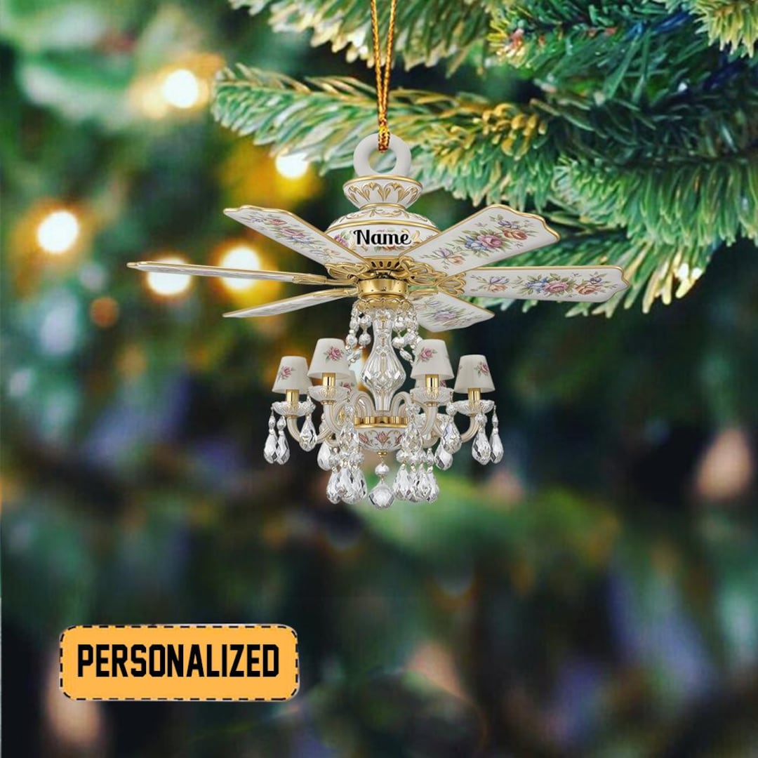 Personalized Ceiling Fan Chandelier Ornament Mini Palace Ceiling Fan ...