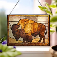 Buffalo Stained Glass Pattern - Etsy