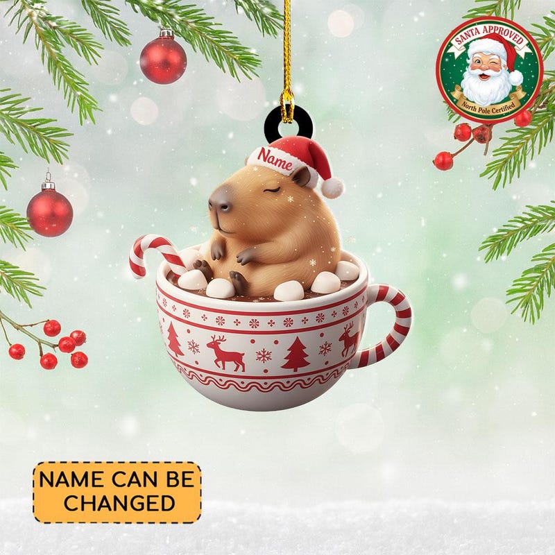 Tea Cup Ornament for Tree - Etsy