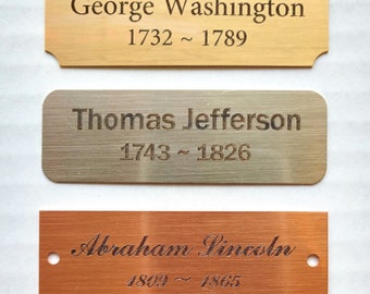 Brass Name Plate | Etsy