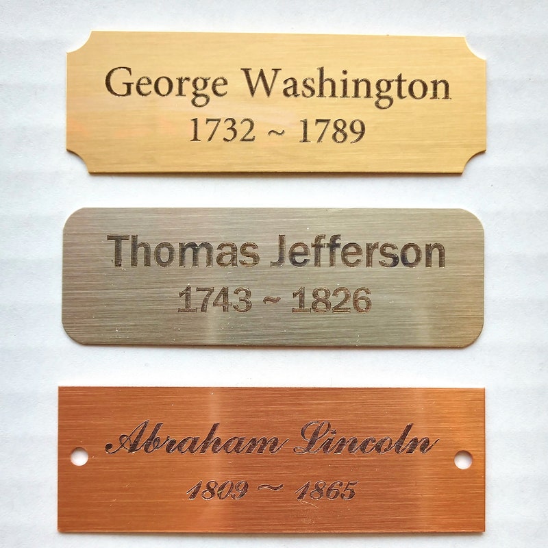 Engraved Metal Sign - Etsy