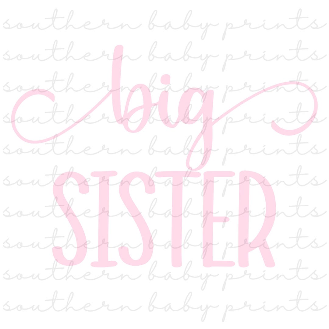 Big Sister PNG, Big Sister Coquette Design, Big Sister Design, Big ...