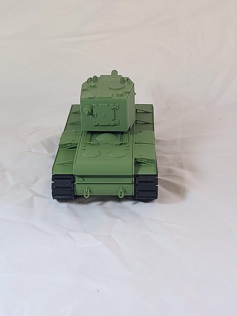 KV-2 Heavy Tank 1:35 Scale 3D Printed Model | Working Tracks & Rotating ...