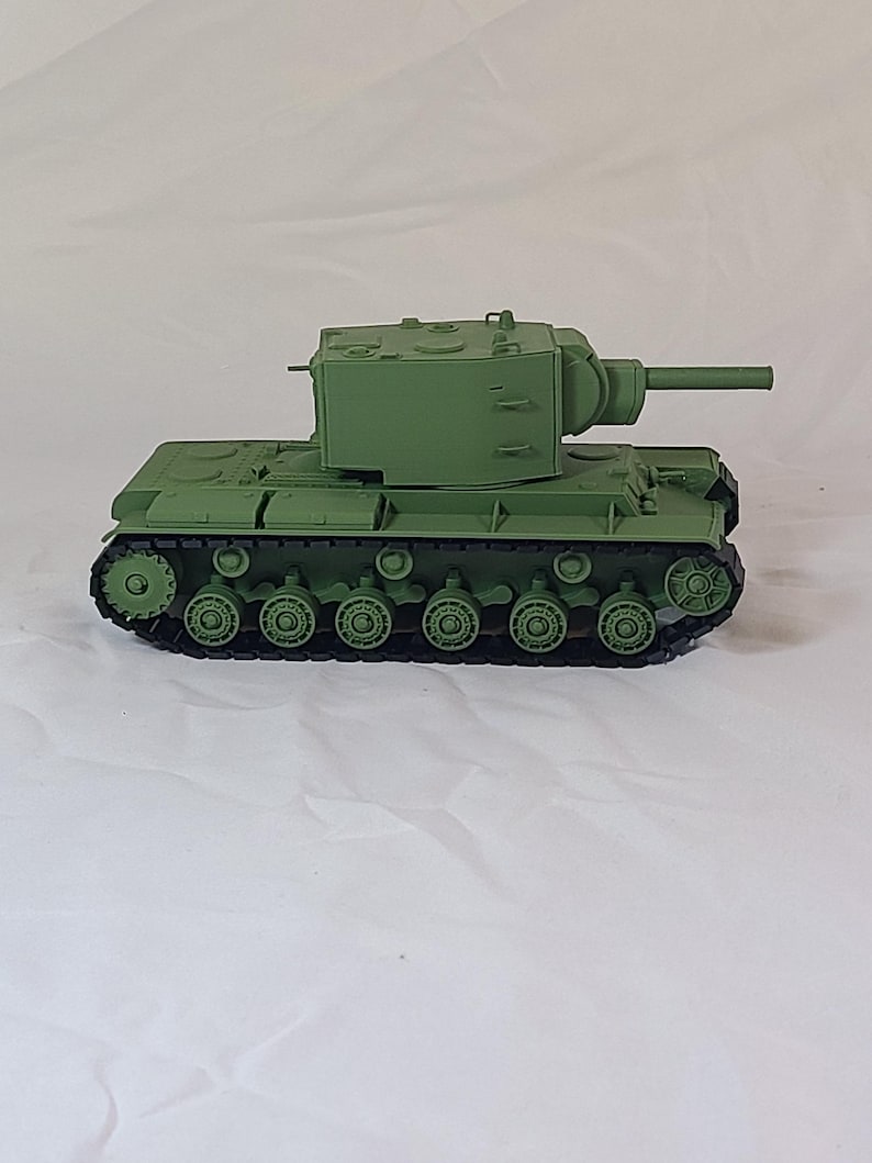 KV-2 Heavy Tank 1:35 Scale 3D Printed Model | Working Tracks & Rotating ...