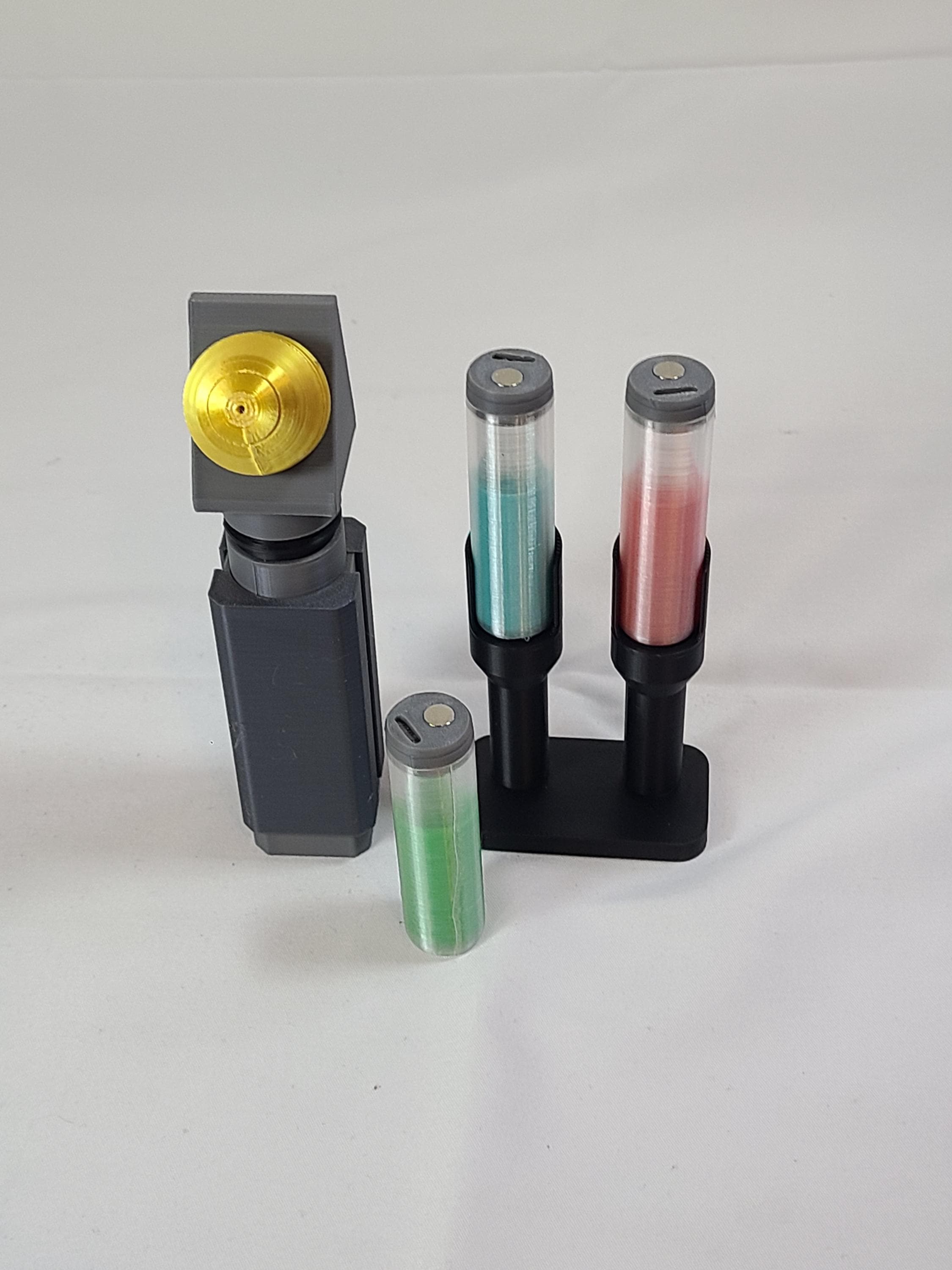 Sci-fi Hypospray Prop With Stand & 3 Vials | Medical Device Replica ...