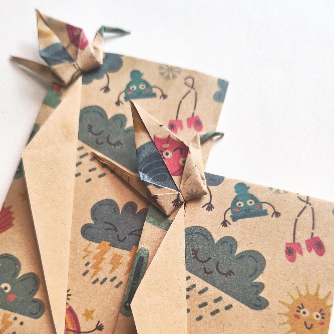 Kraft Envelopes | Cute Kraft Envelope | Cloudy Rainy Paper | Crane ...