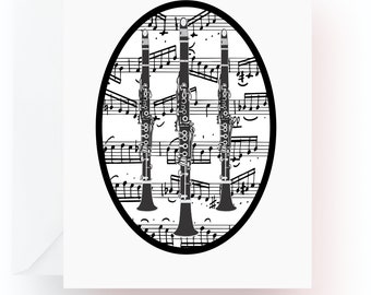 Music note cards | Etsy