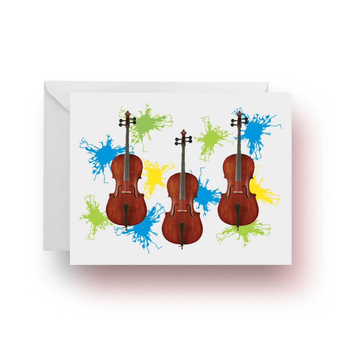 Stationery, Notecards, Music Notecards, Music Teacher Gift, Cello Note ...