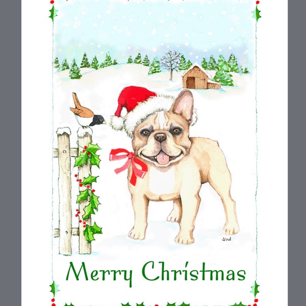 French Bulldog Card - Etsy