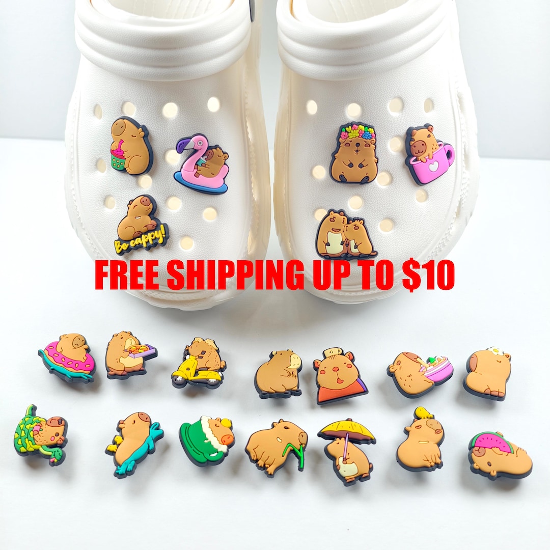 Capybara Jibbitz – Cartoon Capybara Decorations - Kids & Teens – Gift ...