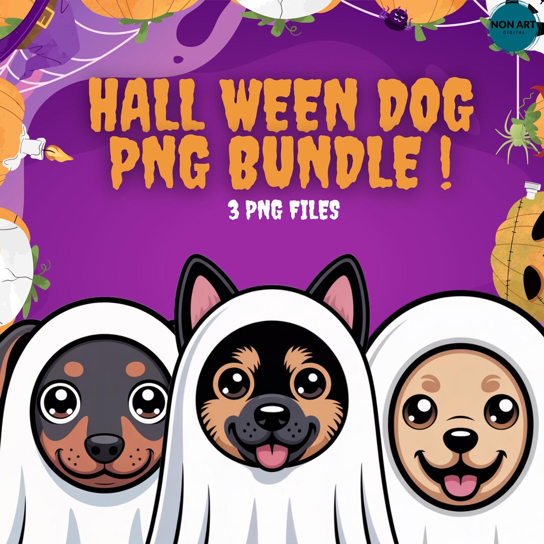 Spooky Ghost Dog PNG Clipart | Halloween Dachshund, Shepherd, Retriever ...