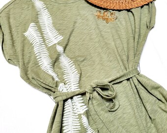 Fern Print Dress - Etsy