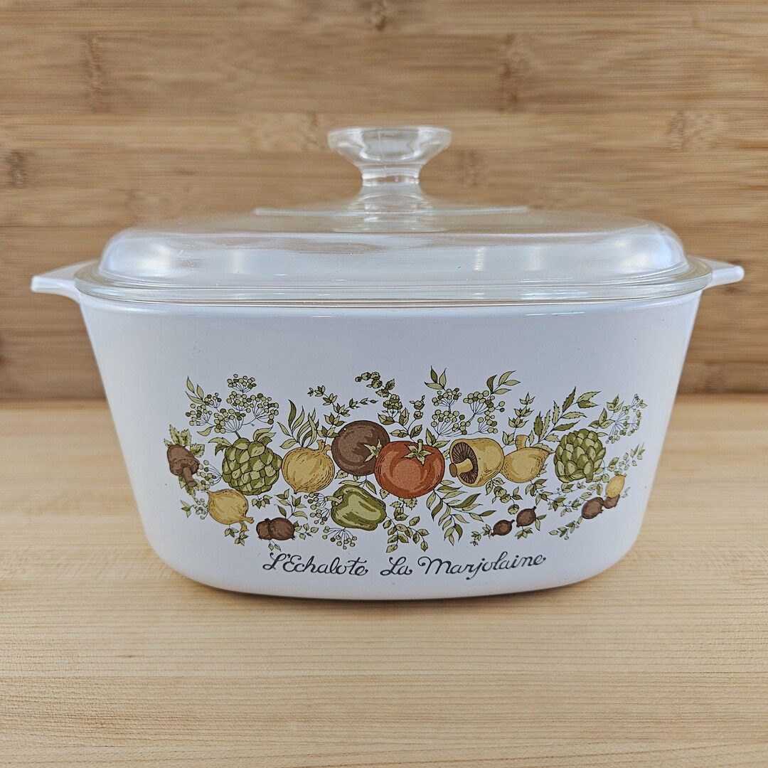 Corning Ware Spice of Life 3 QT Casserole Dish With Lid - Etsy