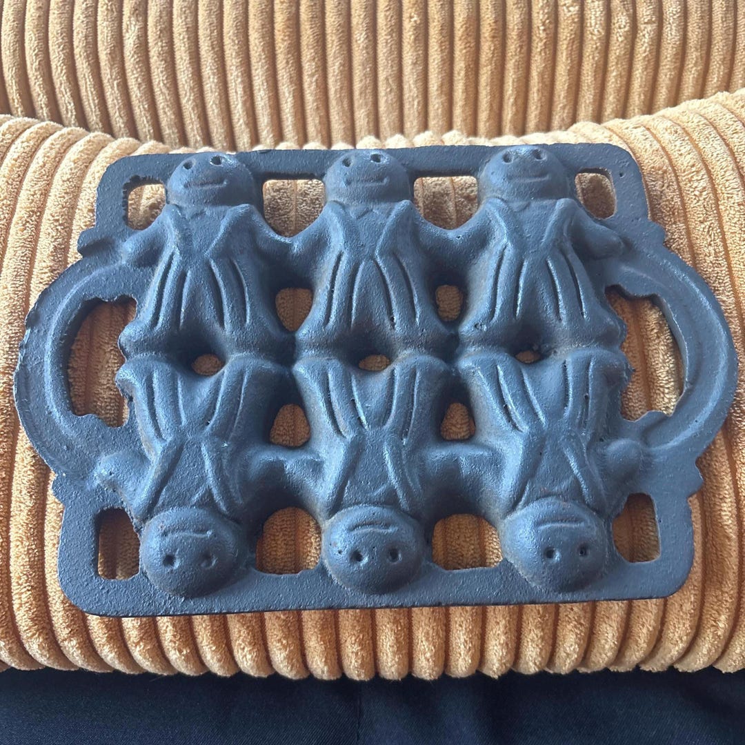 Cast Iron Vintage Gingerbread Man Mold - Etsy