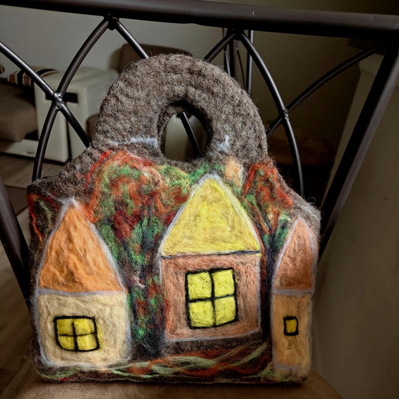 Handmade Felt Bag - Etsy
