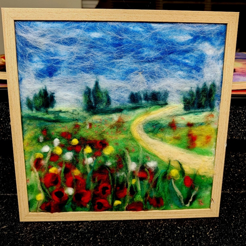 Wool Painting - Etsy