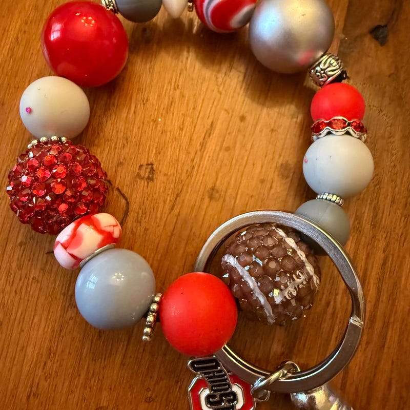 Buckeye Keychain - Etsy