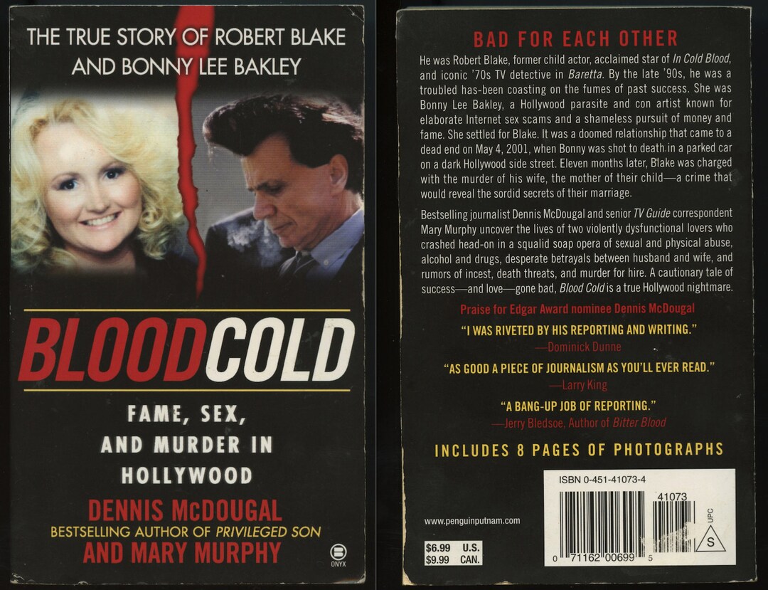 BLOOD COLD: Robert Blake Murder & Bonny Lee Bakley / True - Etsy