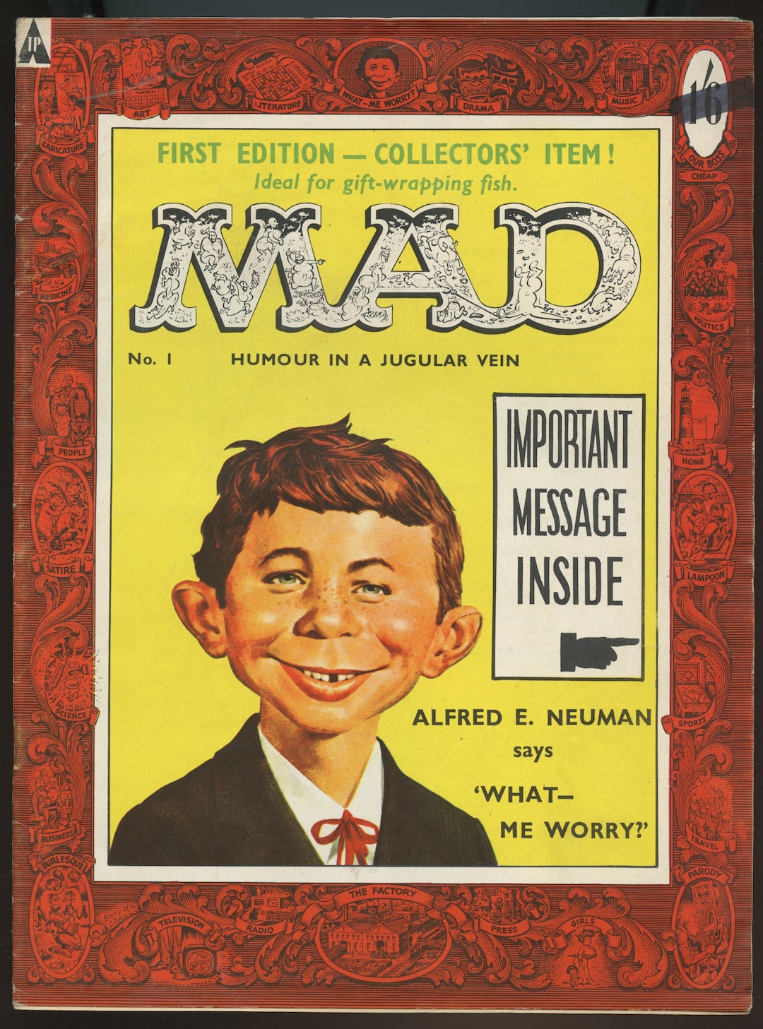 MAD Magazine: First British Edition / RARE - Etsy
