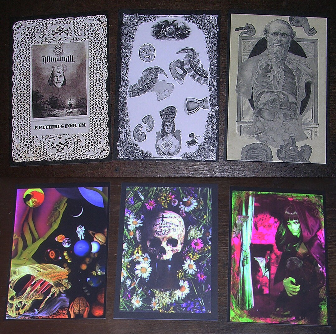 Surreal Postcard Series - by DANGER @ Fathom Press - 6 Postcard Set by ...
