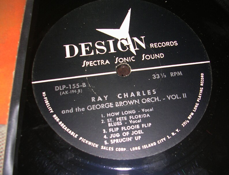 Early RAY CHARLES L.P. / 1962 Vinyl / Excellent Condition | Etsy