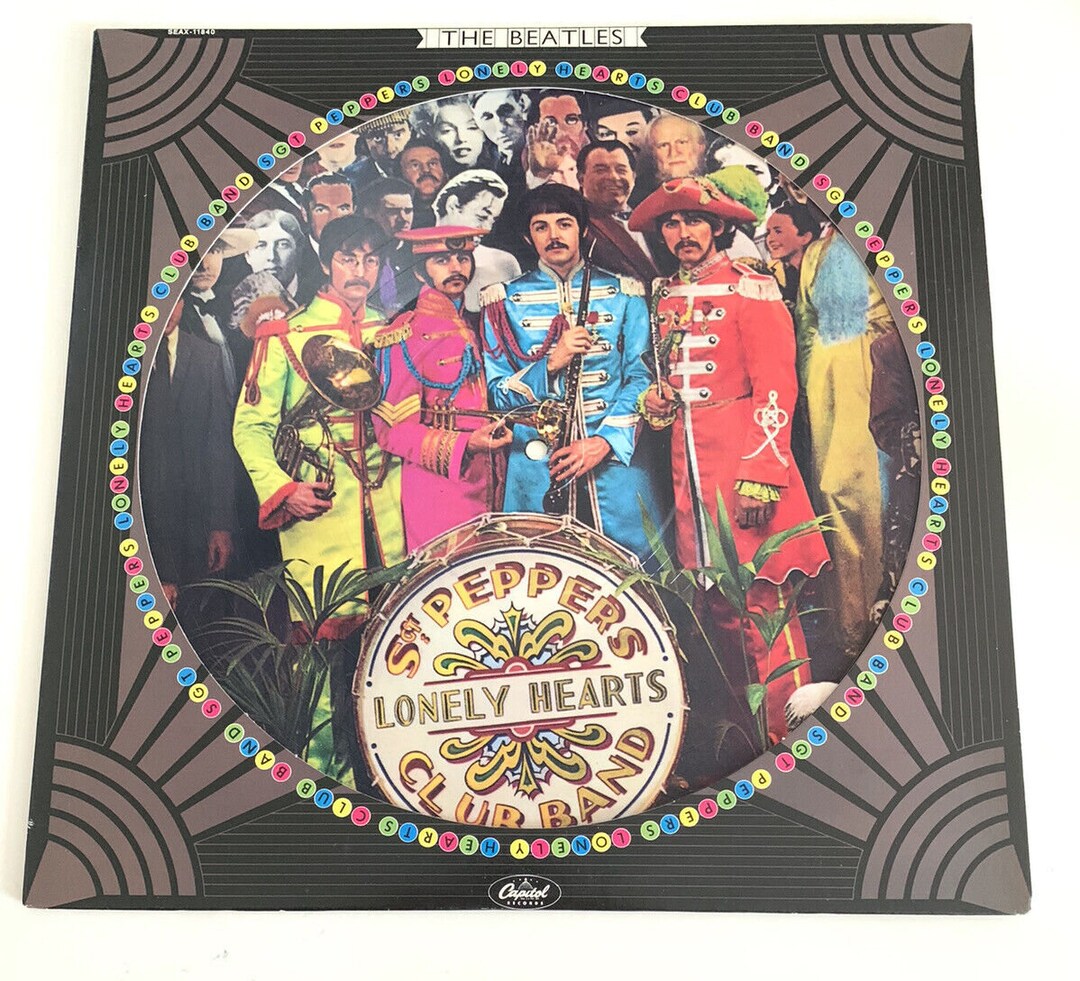 The BEATLES: Sgt. PEPPERS Picture Disc RARE Vintage - Etsy