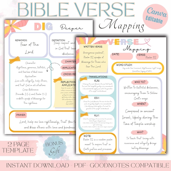 Bible Boho Wall Art - Etsy
