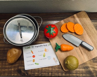 SET 1 PRINTABLE 20 Dramatic Play Recipe Cards for Kids Play - Etsy