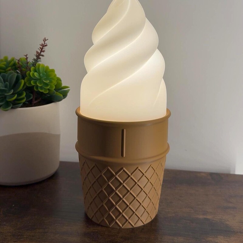 Ice Cream Lamp - Etsy