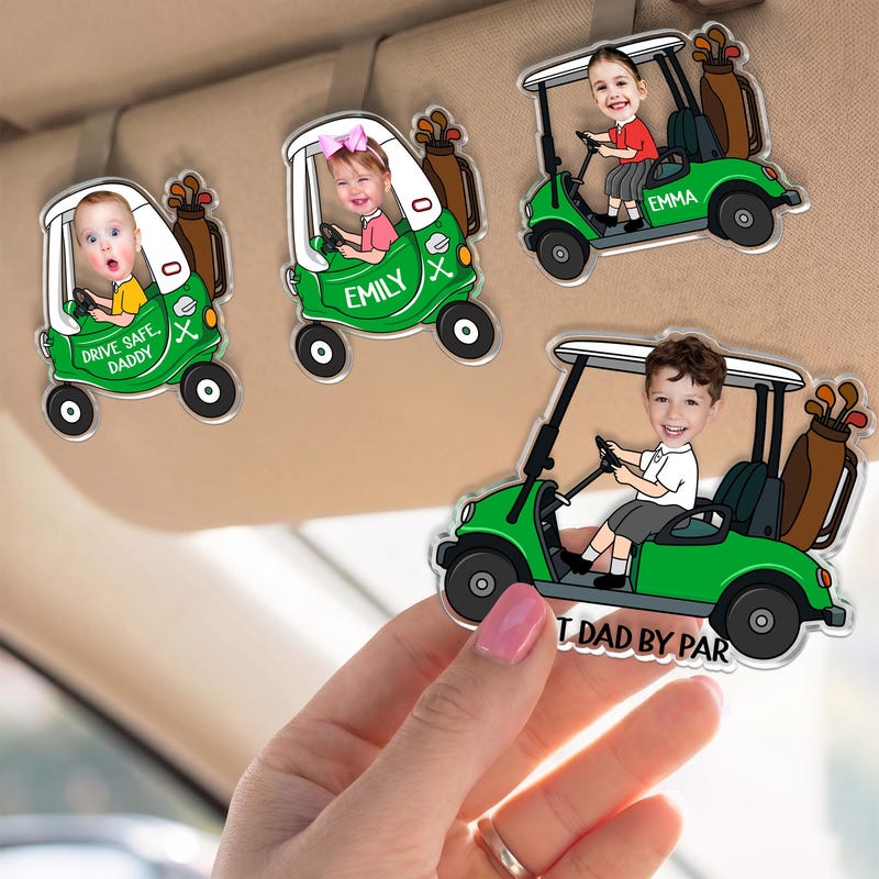 Dad Golf Visor Clip - Etsy