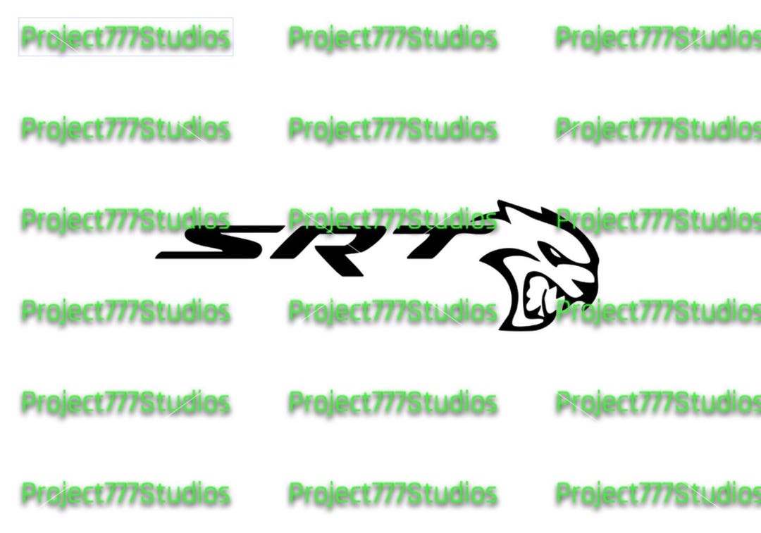Hellcat Srt SVG DXF PNG Pdf Jpg | Dodge Svg | Mopar Silhouette | Cricut ...