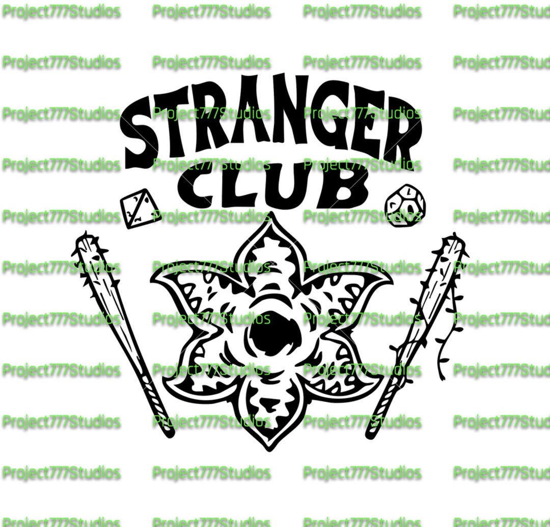 Stranger Club | Stranger Things SVG DXF PNG Pdf Jpg | Tv Series Svg ...