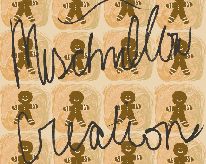 Gingerbread Watercolor Digital Paper Pack, Christmas Pattern, Cute ...
