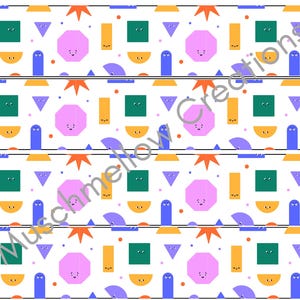 Shapes Bulletin Board Border | Digital Download Printable Classroom ...